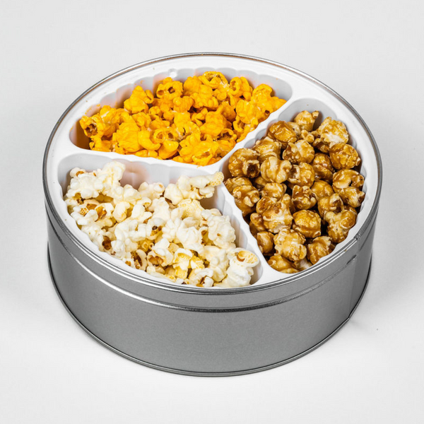 Classic 3 Flavor Gourmet Popcorn Sampler Tin - Icon Popcorn